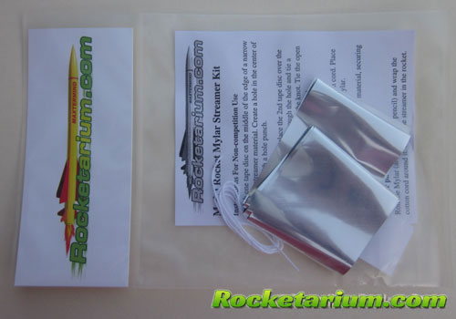 Mylar Streamers : Rocketarium Model Rocket Kits, parts and launch supplies